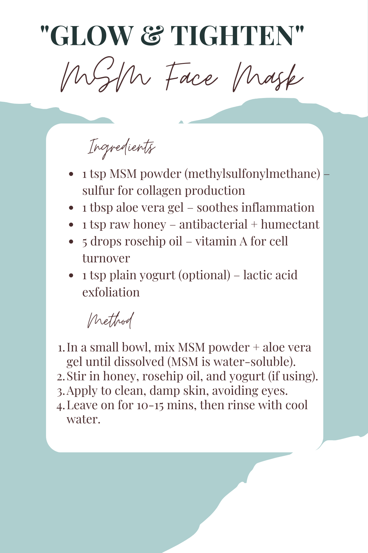 MSM for Weight Loss & Tighter Skin: Miracle Supplement or Overhyped ...